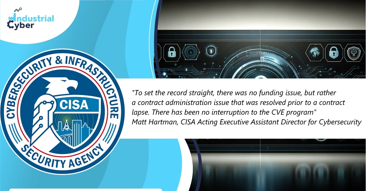 CISA’s Hartman reaffirms MITRE CVE Program's vital role amid contract ...